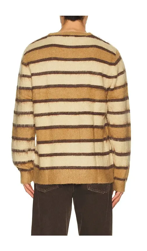 RHYTHM Mohair Striped Knit Sweater