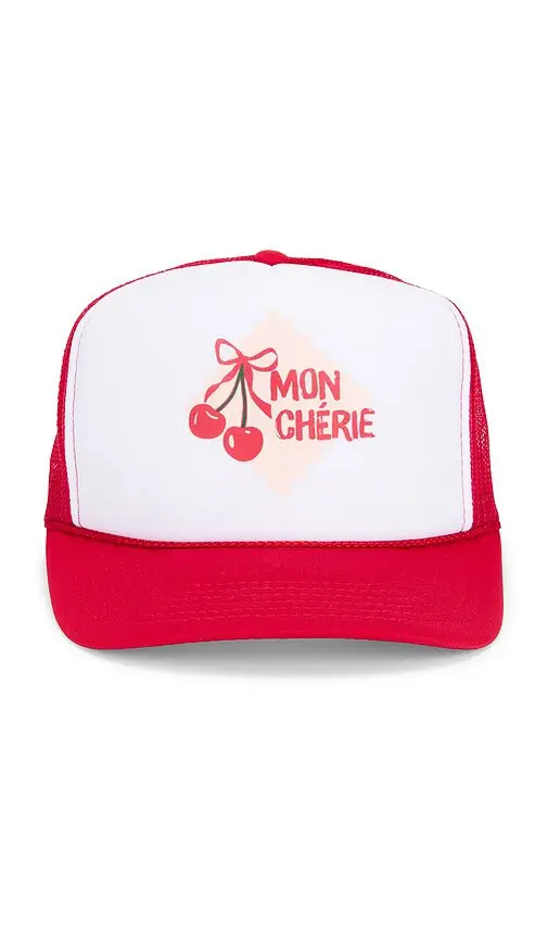 FRIDAY FEELIN Mon Cherie Trucker Hat - Red
