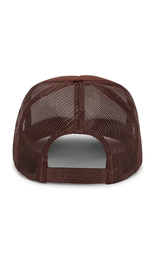 FRIDAY FEELIN Sunshine & Sunsets Trucker Hat - Brown