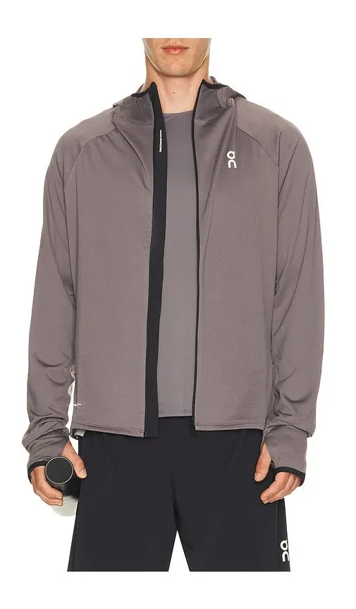 On Climate Zip Hoodie - Ember