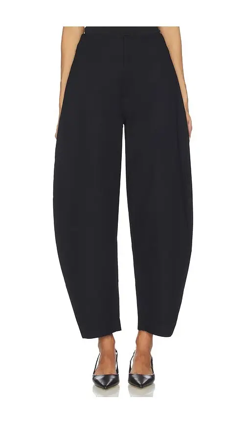 EAVES Sculptural Compact Suiting Ankle Pant