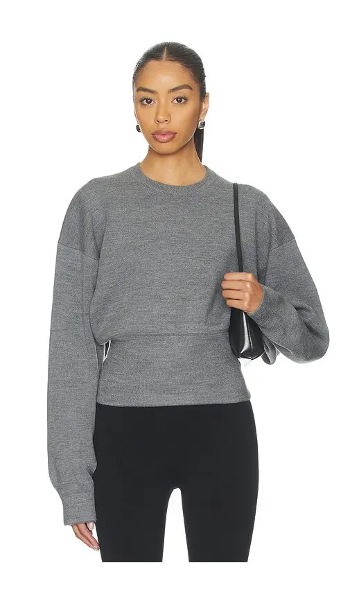 EAVES Double Faced Blouson Crewneck