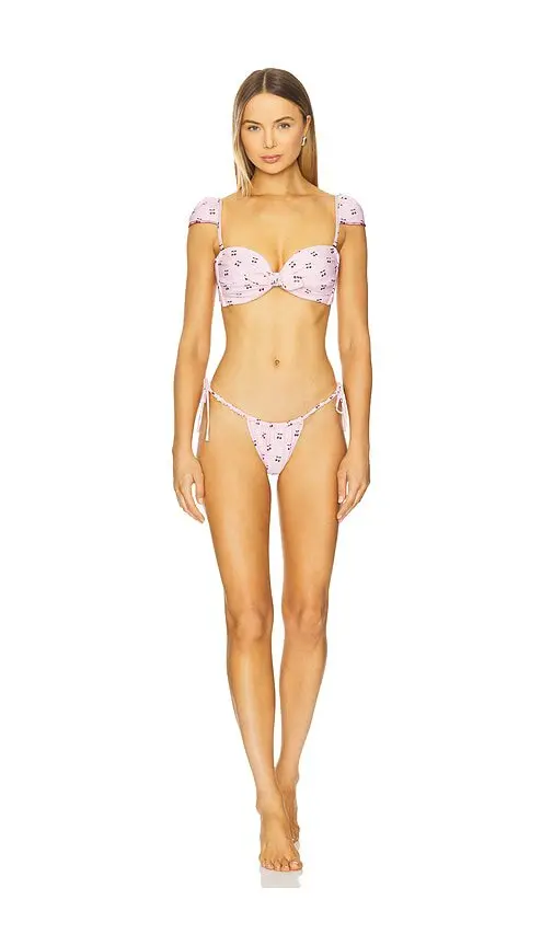 MONTCE Brasil Scrunch Side Tie Bikini Bottom