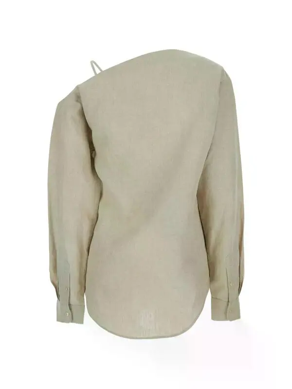 Coperni Heart One-shoulder Blouse
