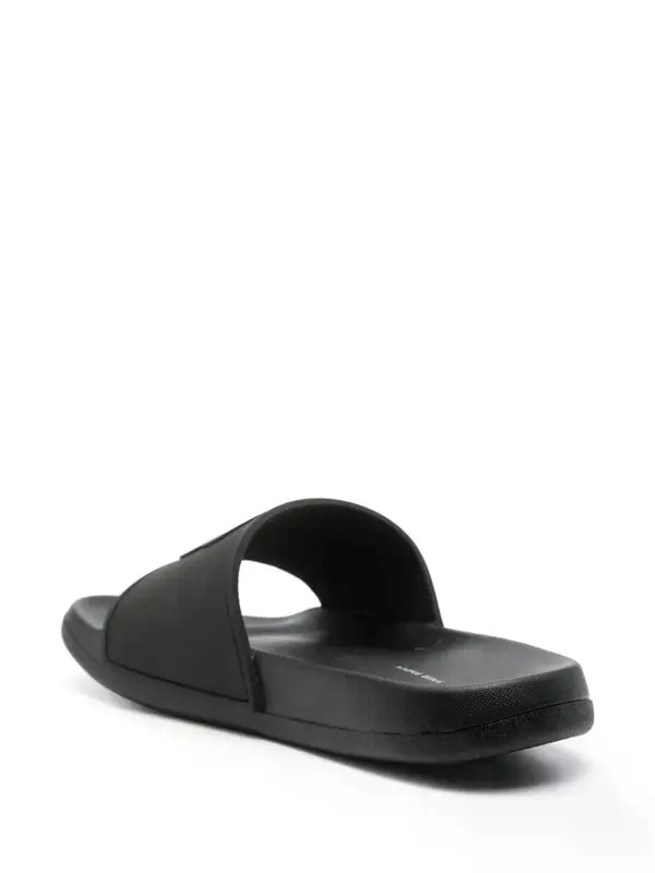 ANINE BING Logo-embossed Slides - Black