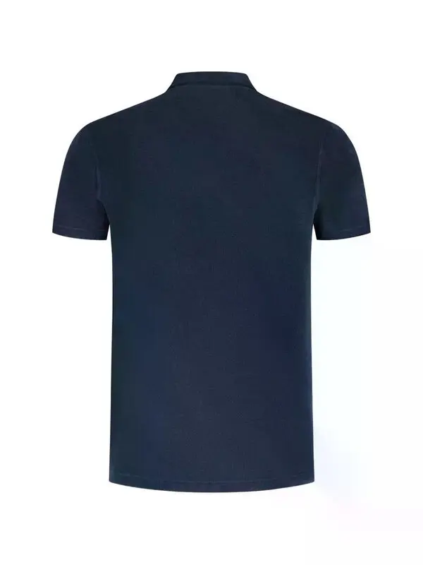 Fedeli Buttoned Polo Shirt - Blue