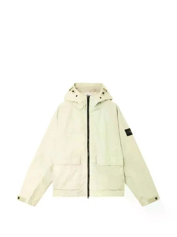 Stone Island Membrana Hooded Pocket Coat - Neutrals
