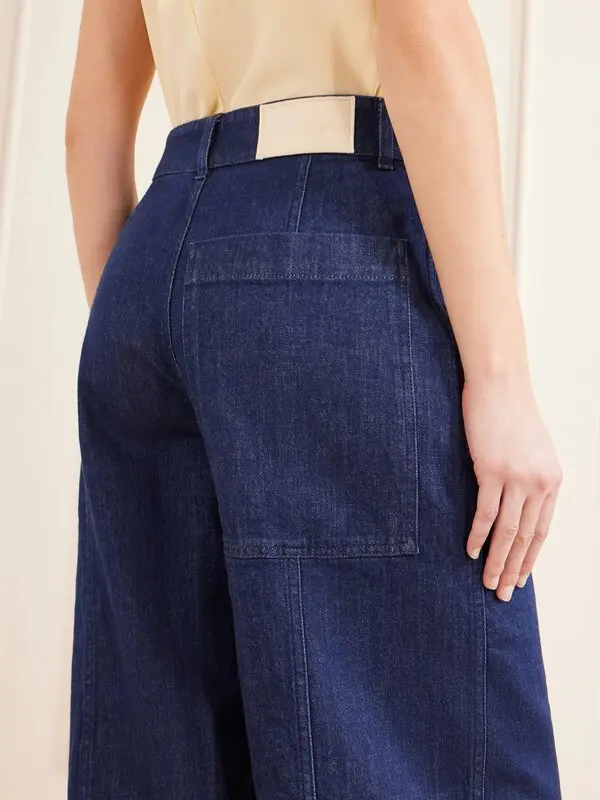 Another Tomorrow High-rise Wide-leg Jeans