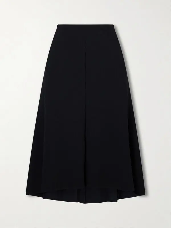 JIL SANDER Crepe Midi Skirt