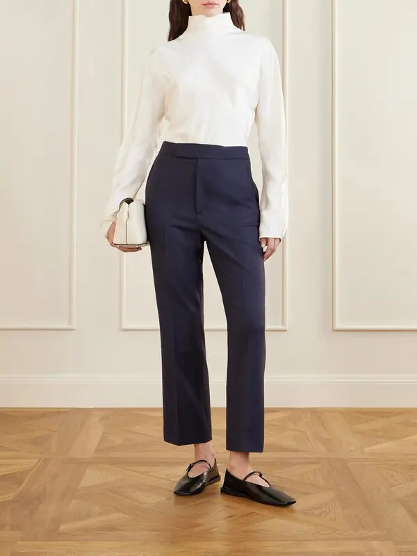 Maria Mcmanus Wool-blend Tapered Trousers