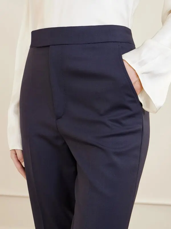 Maria Mcmanus Wool-blend Tapered Trousers