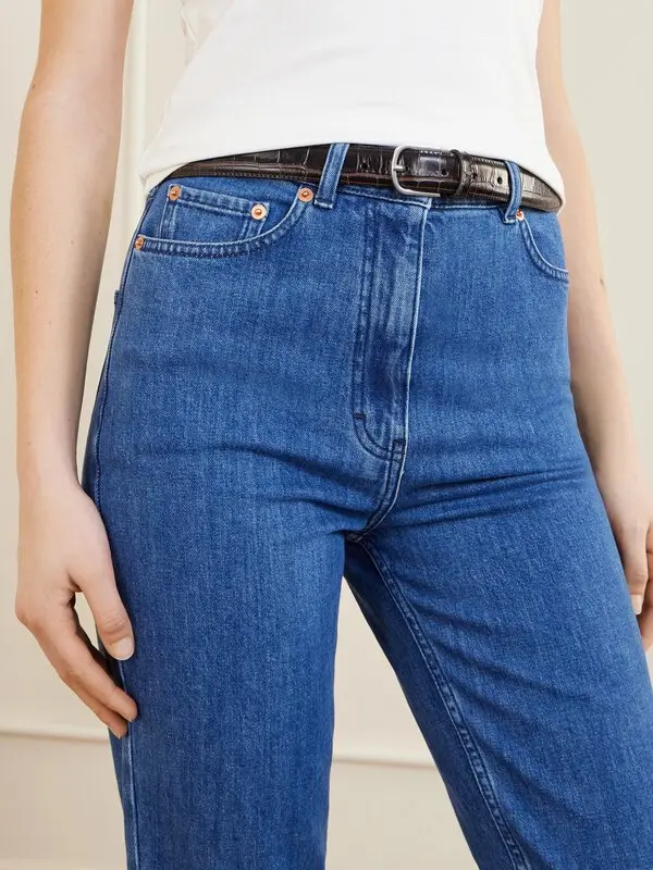 Another Tomorrow High-rise Slim-leg Organic Jeans