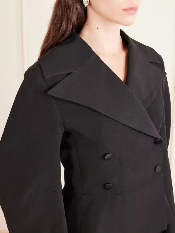 LIBEROWE Jiani Double-breasted Woven Blazer