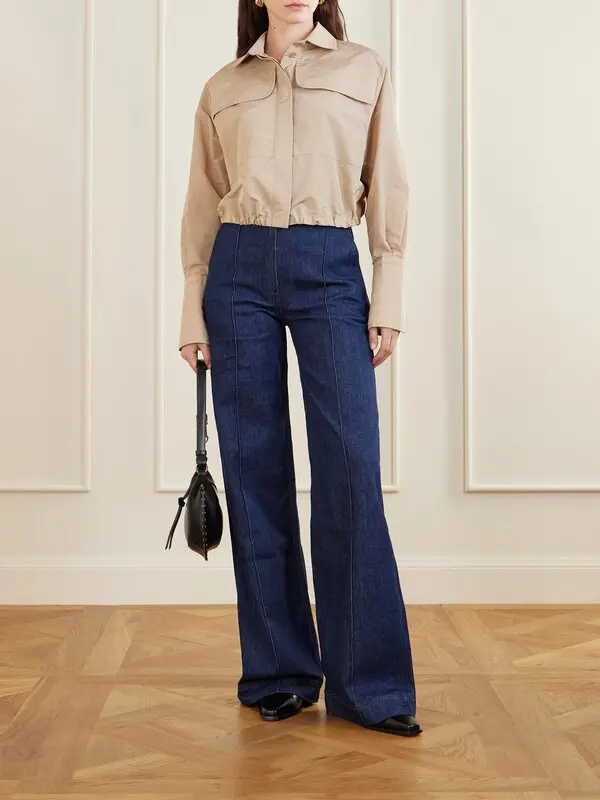 PATOU Cropped Safari Style Shirt