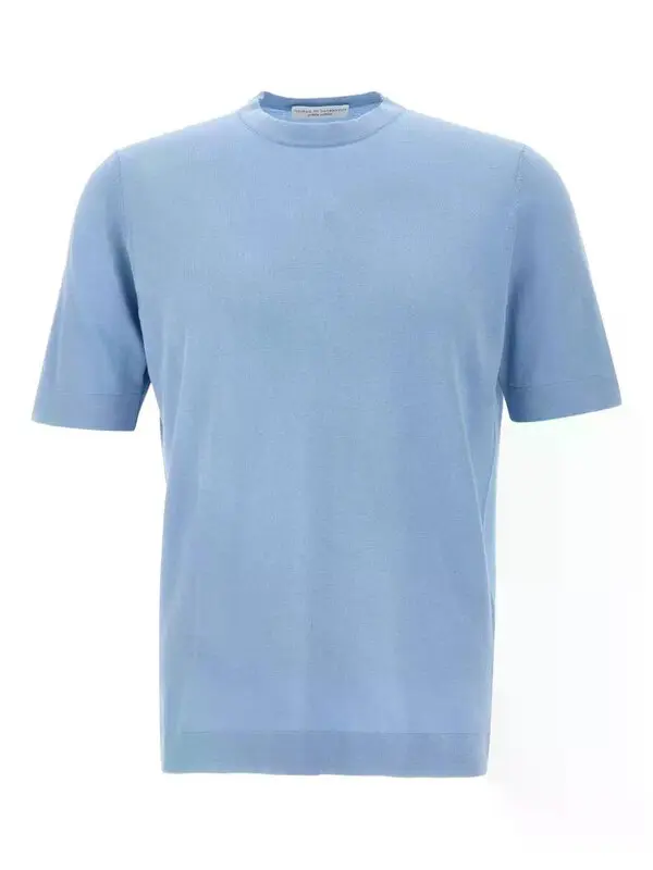 FILIPPO DE LAURENTIIS Ribbed-trim Crew-neck T-shirt