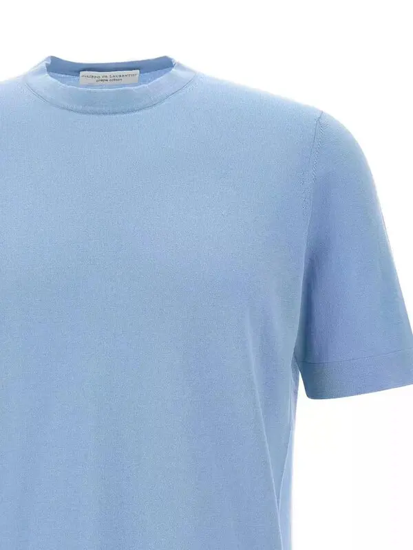 FILIPPO DE LAURENTIIS Ribbed-trim Crew-neck T-shirt