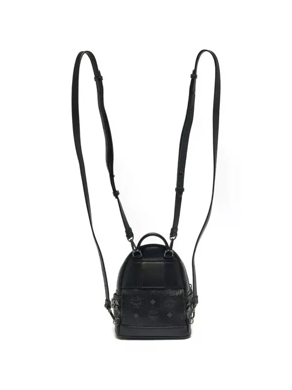 Mcm Stark Monogram Studded Backpack