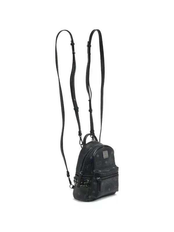 Mcm Stark Monogram Studded Backpack