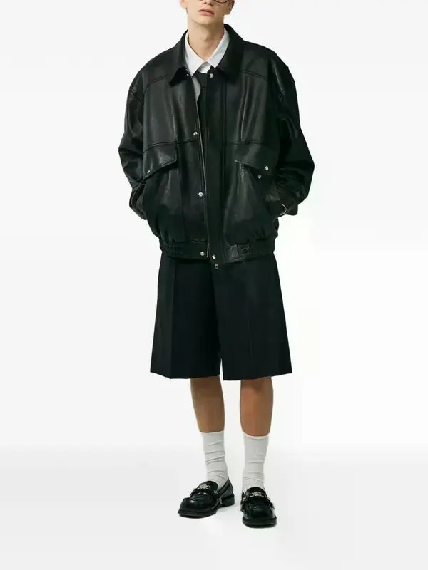 DUNST Pleated Bermuda Shorts