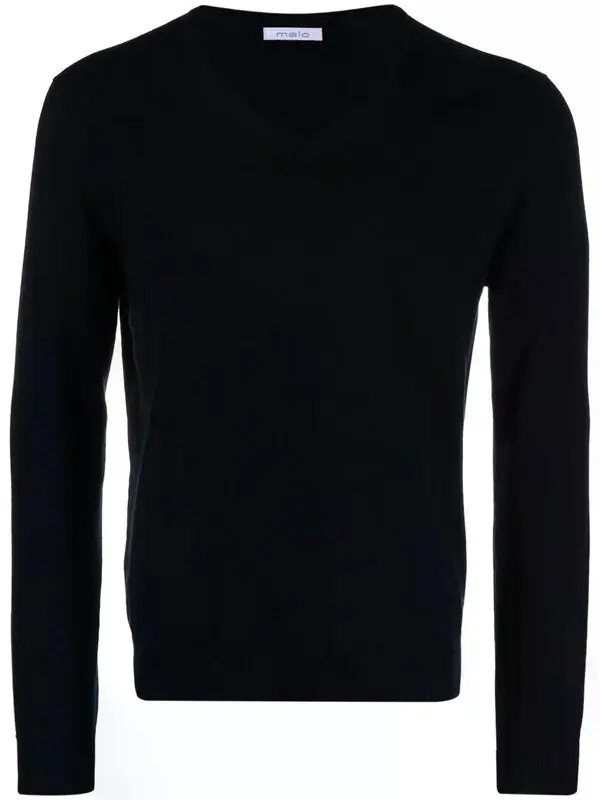 Malo Fine-knit Cashmere Jumper - Blue