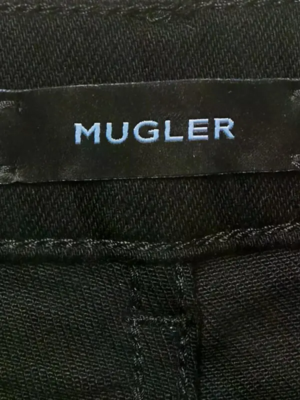 Thierry Mugler Multiple-pocket Denim Shorts