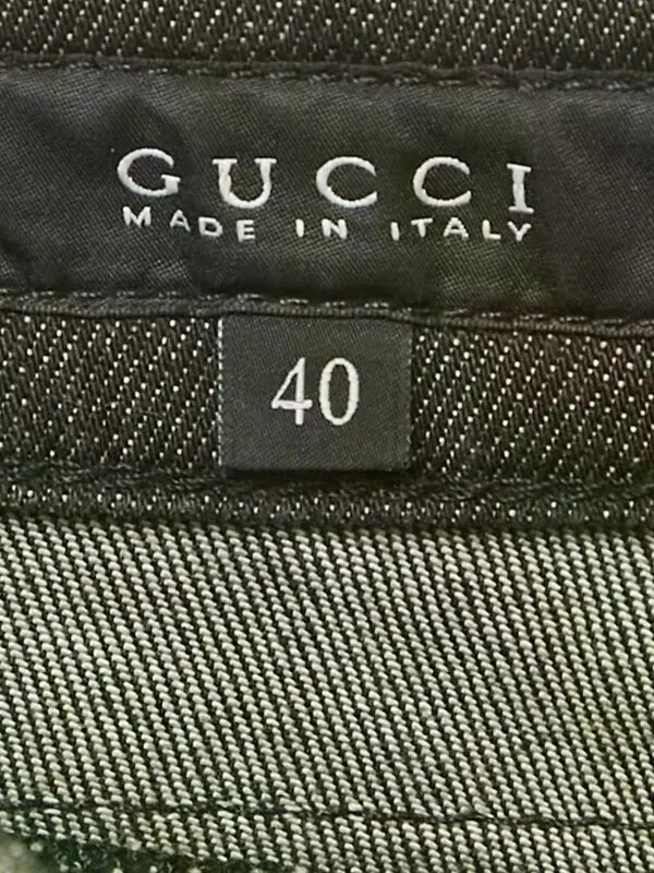 Gucci Skinny Cut Jeans - Black