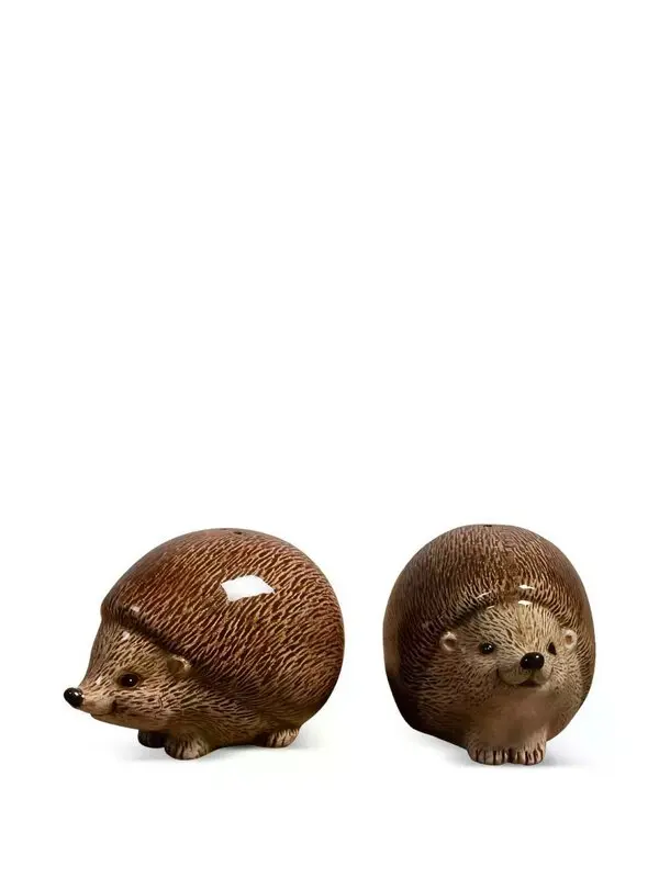 CU I SEEYOU Hedgehog Salt & Pepper Set - Brown