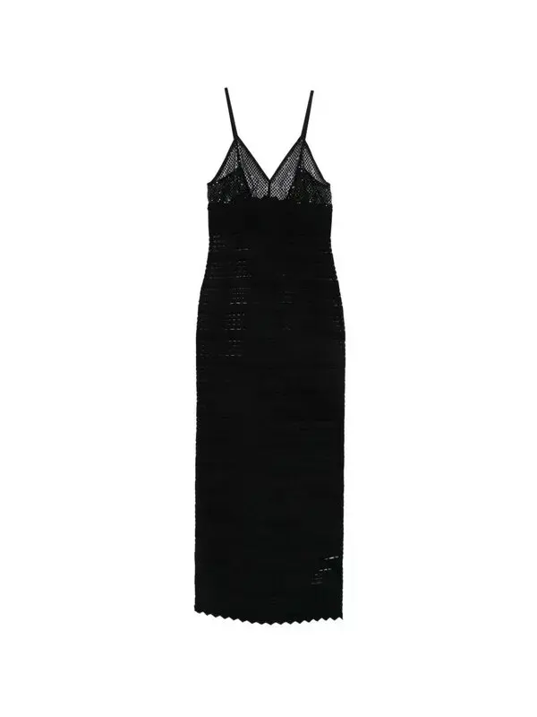 GENNY Sequin V-neck Dress