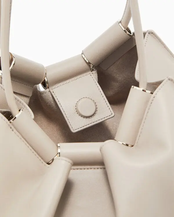 Giorgio Armani Small Nappa Leather Shopper
