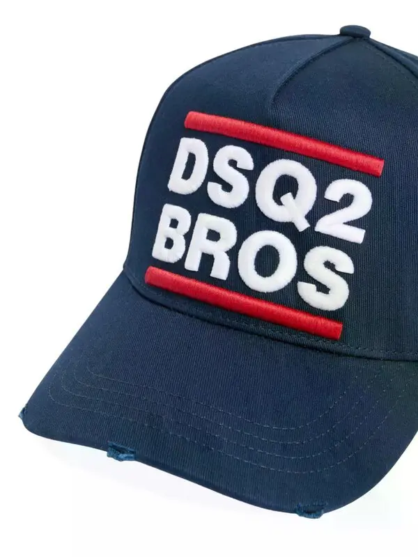 Dsquared2 Baseball Cap With Embroidered Logo - Blue