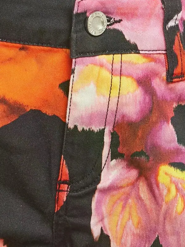 VERSUS Floral-print Jeans