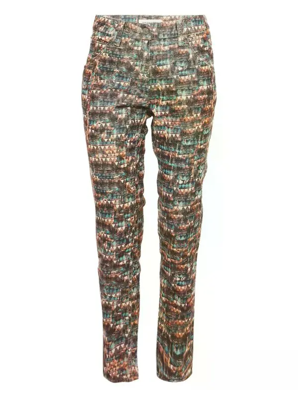 MARANT ETOILE Perry Print Corduroy Trousers