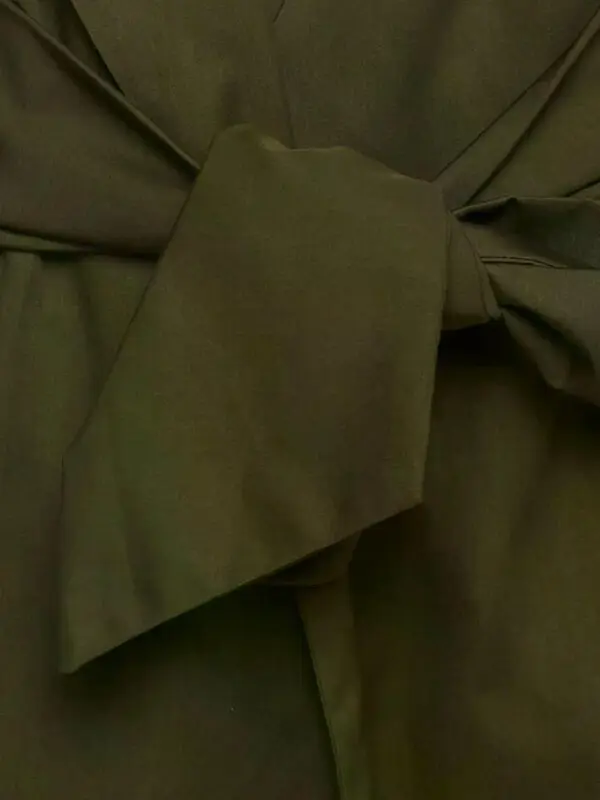 LILI BLANC Gabardine Lapels Coat