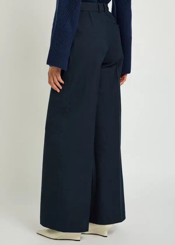 JOSEPH Yukio Flared-leg Trousers