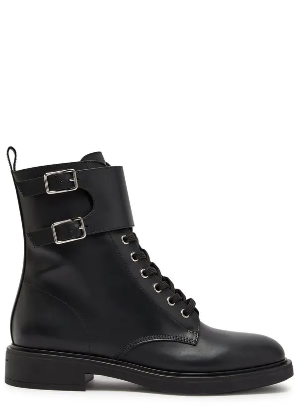 GIANVITO ROSSI Ripley Leather Ankle Boots