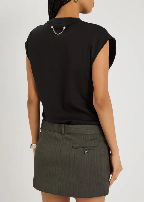 Acne Studios Elara Layered Cotton Mini Dress