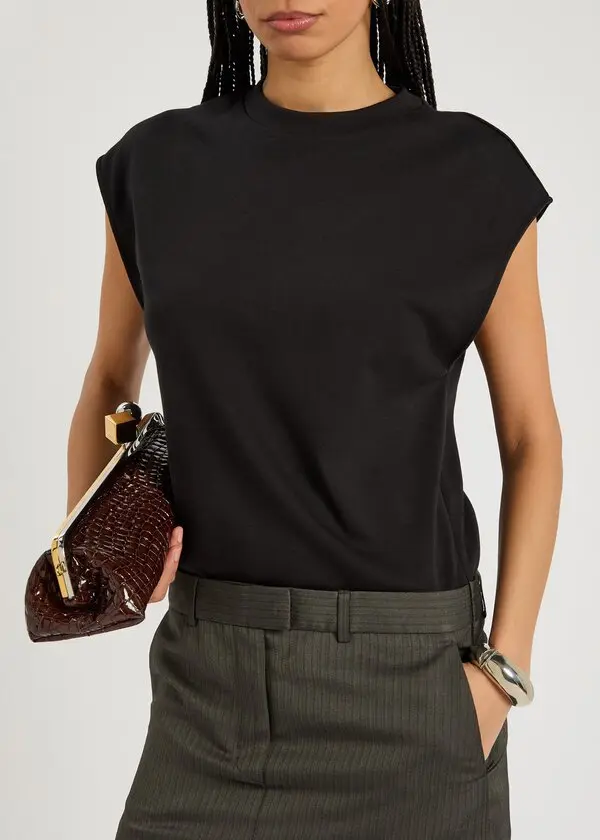 Acne Studios Elara Layered Cotton Mini Dress