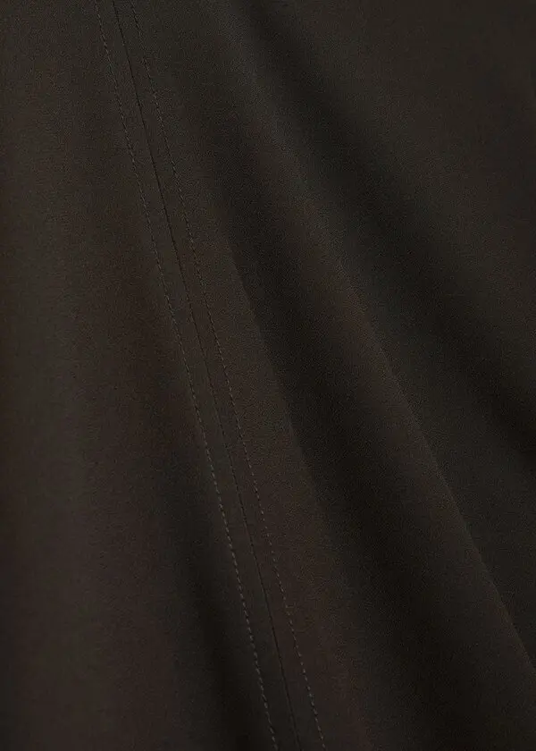 JOSEPH Buick Crepe Blouse - Brown