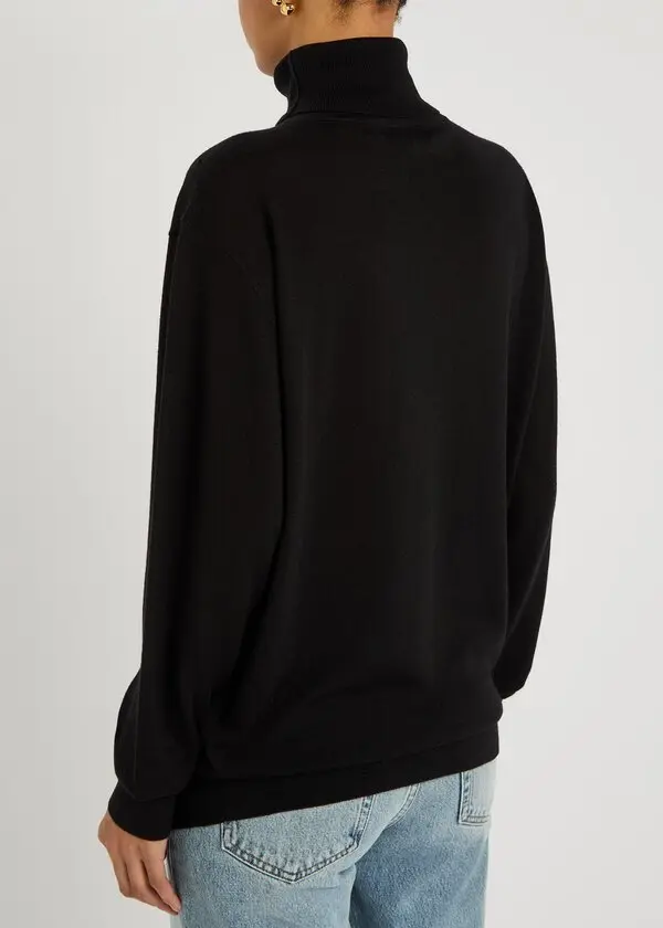 TOTEME Turtle-neck Fine-knit Wool Jumper