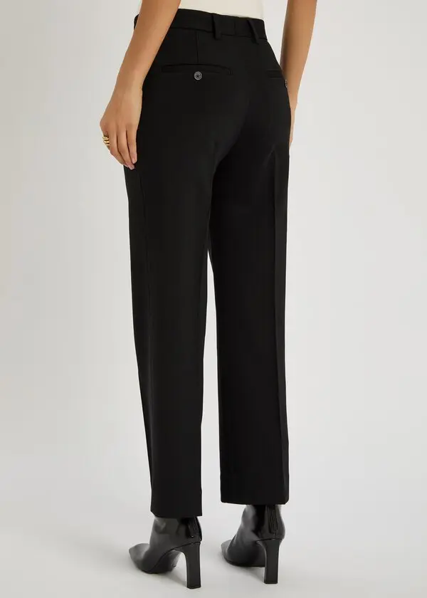 TOTEME Cropped Straight-leg Trousers