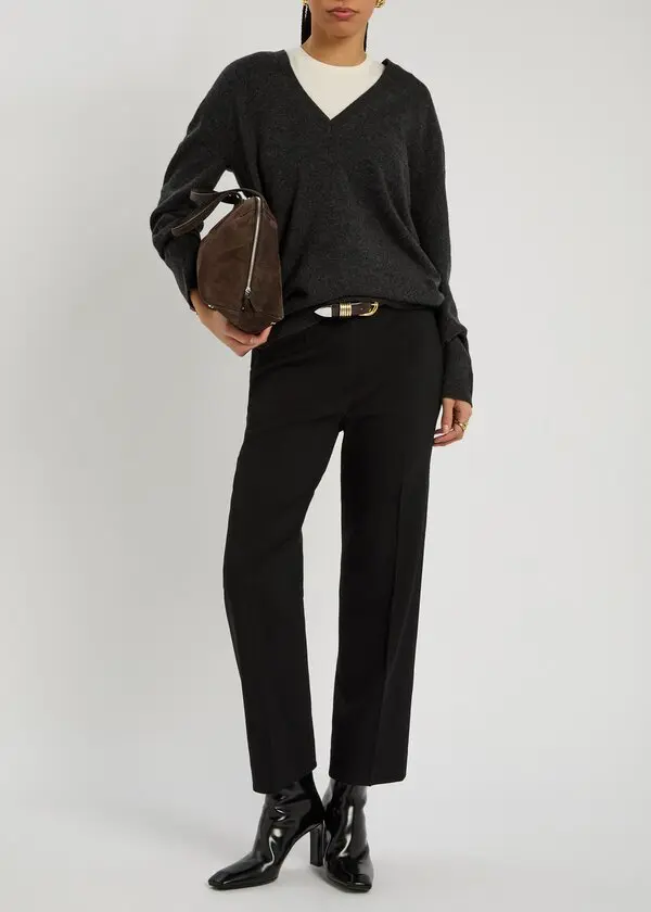TOTEME Cropped Straight-leg Trousers