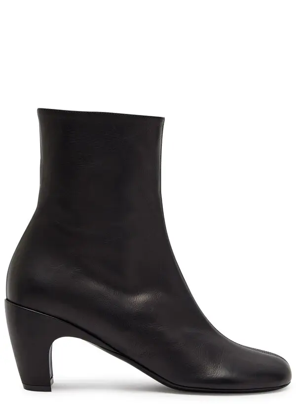 Dries Van Noten Leather Ankle Boots