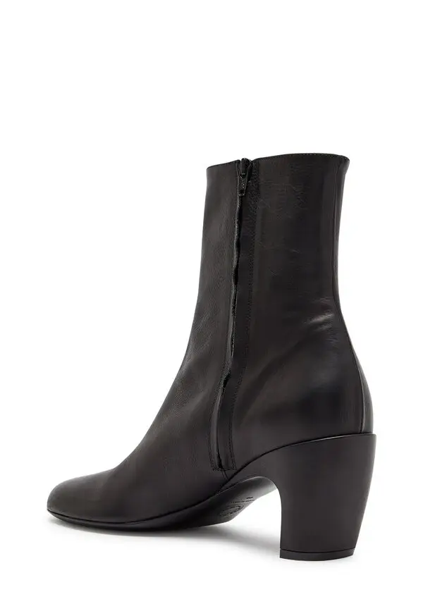 Dries Van Noten Leather Ankle Boots