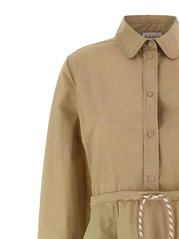 Moncler Snap-button Midi Dress - Neutrals