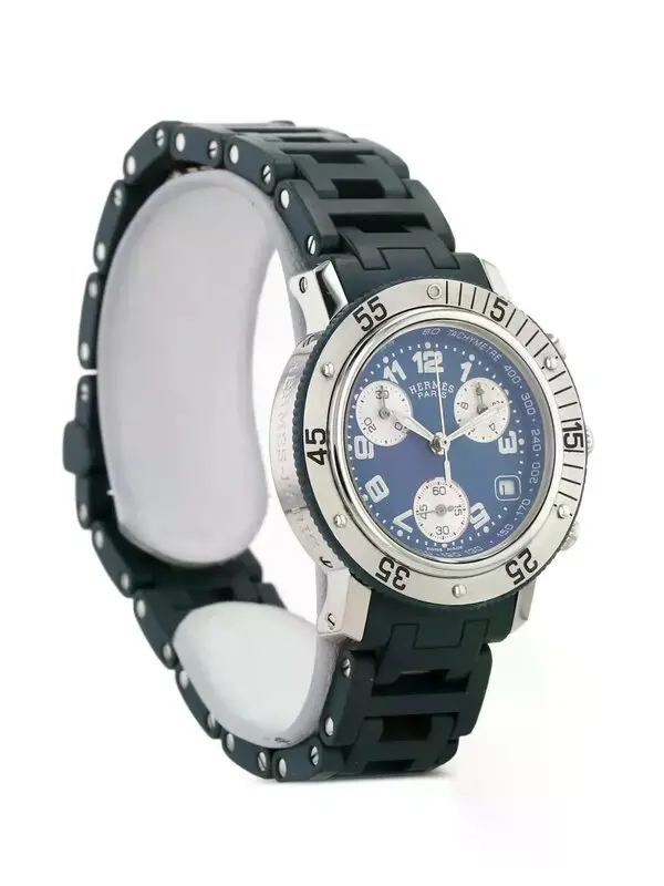 Hermès 2000s Clipper Chrono 33mm Watch