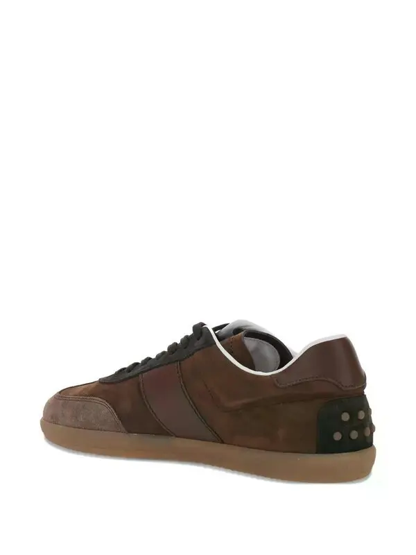TOD'S Panelled Sneakers - Brown