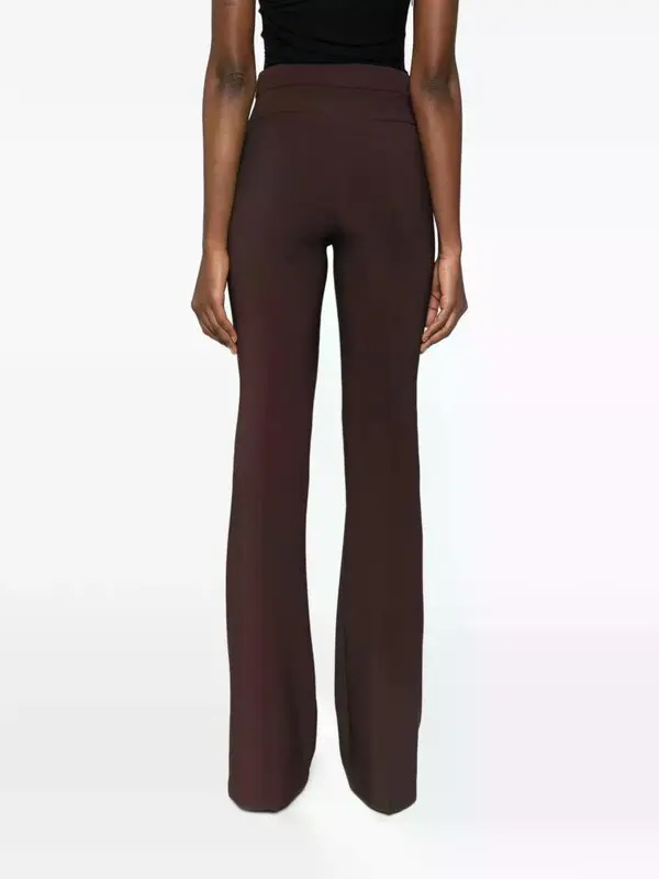 Elisabetta Franchi Crepe Flared Trousers