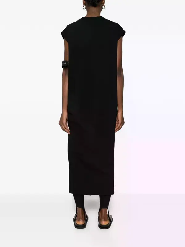THOM KROM Side-slit Midi Dress - Black