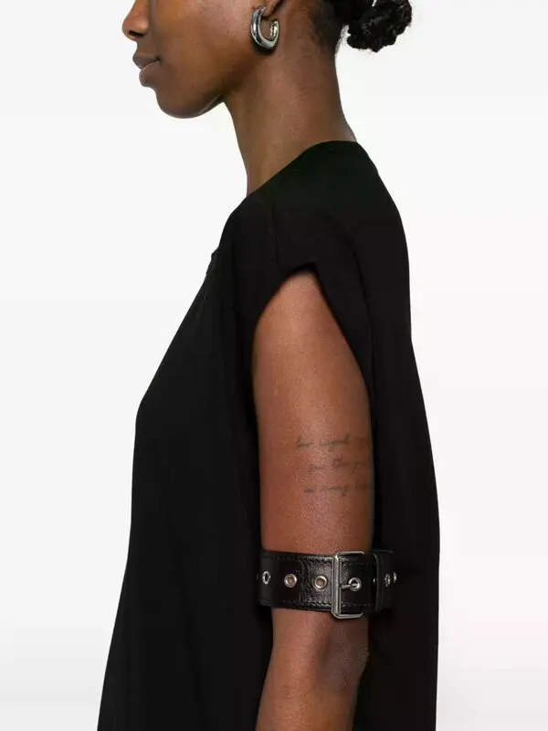 THOM KROM Side-slit Midi Dress - Black