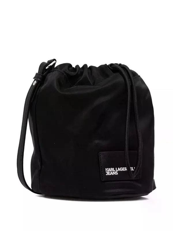 Karl Lagerfeld Drawstring Crossbody Bag